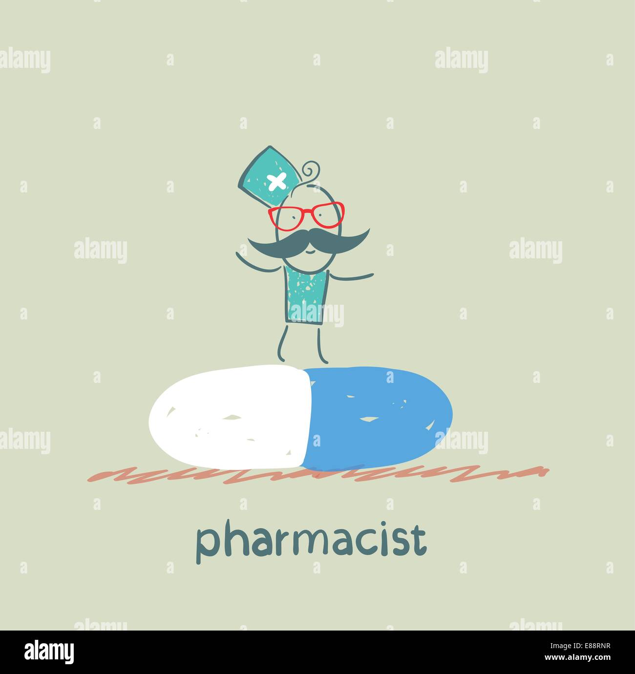 Doctor medical tablet man Stock Vector Images - Alamy