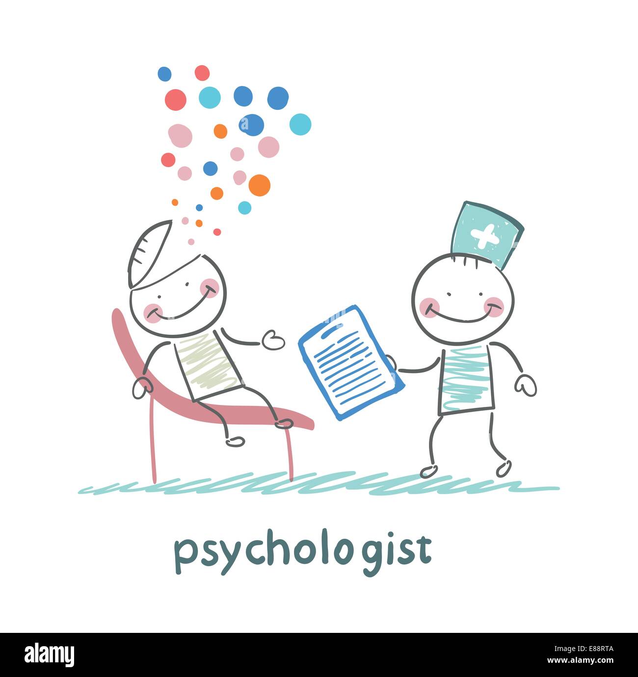 Psychologist folder Stock Vector Images - Alamy