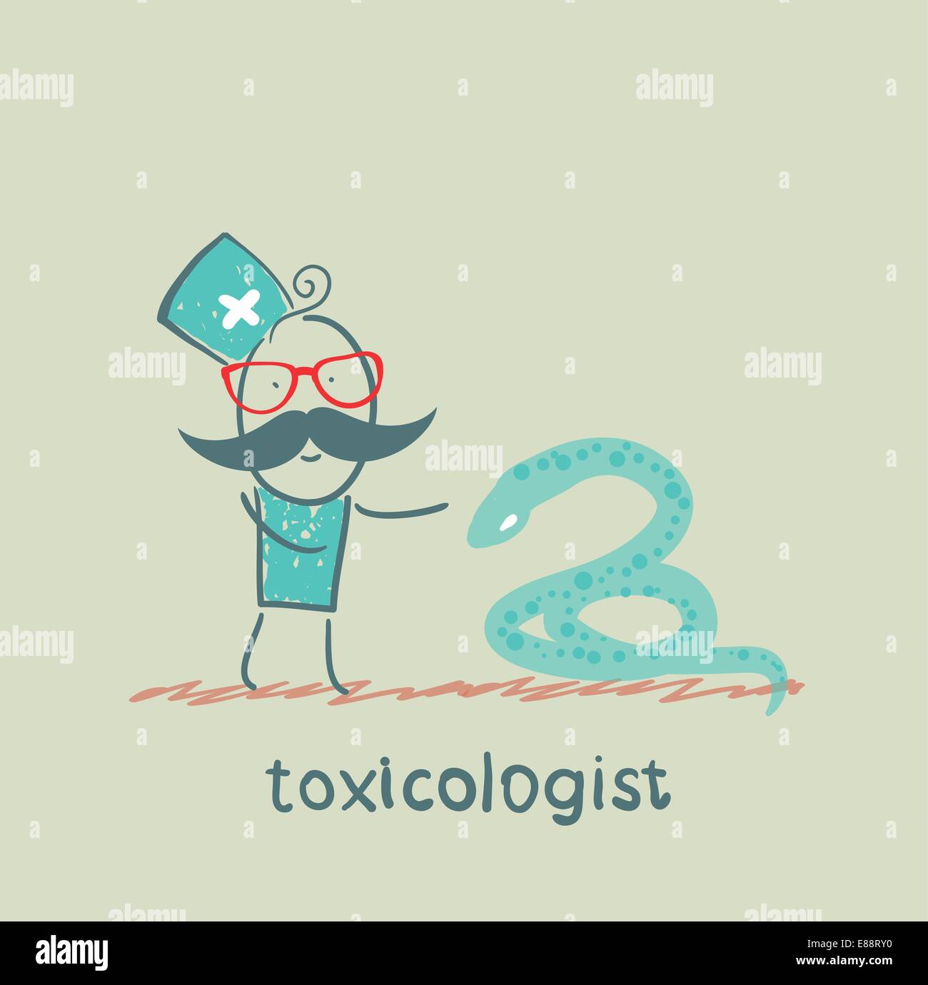 Forensic scientist Stock Vector Images - Alamy