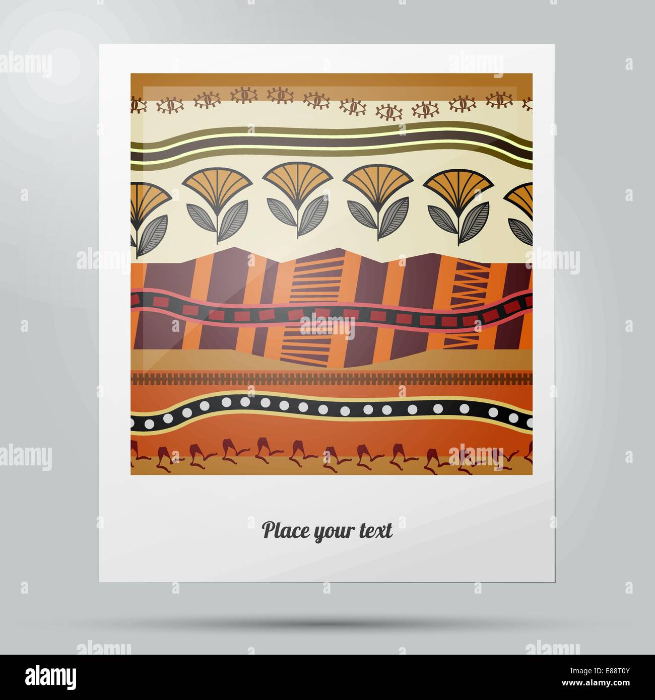 Photo from abstract seamless texture of African Stock Vector Image ...