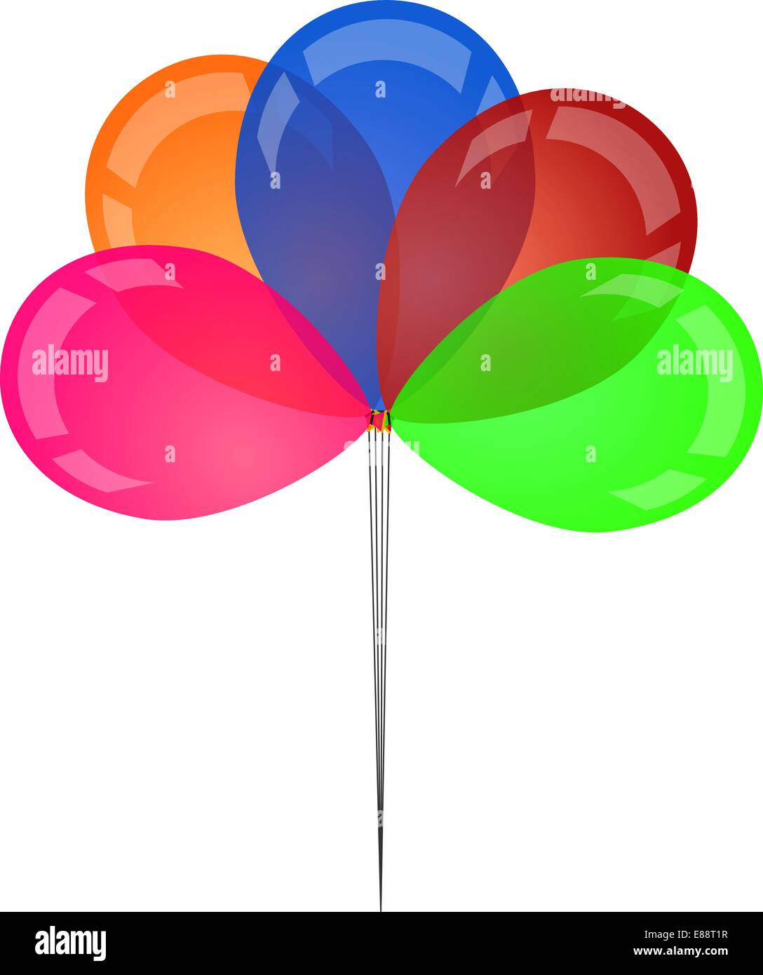 Light up balloons Stock Vector Images - Alamy