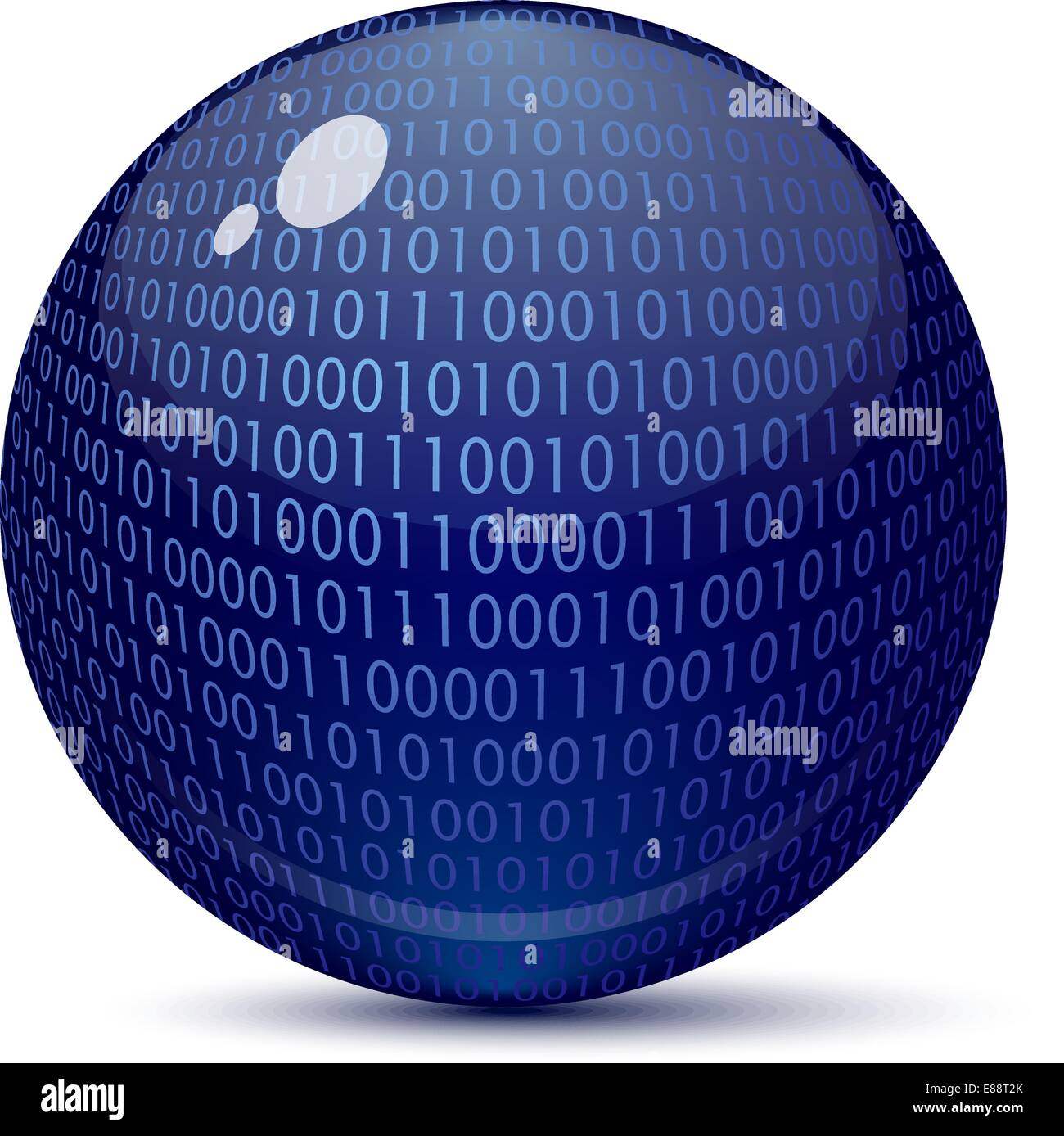 Digital Globe on a white background Stock Vector Image & Art - Alamy