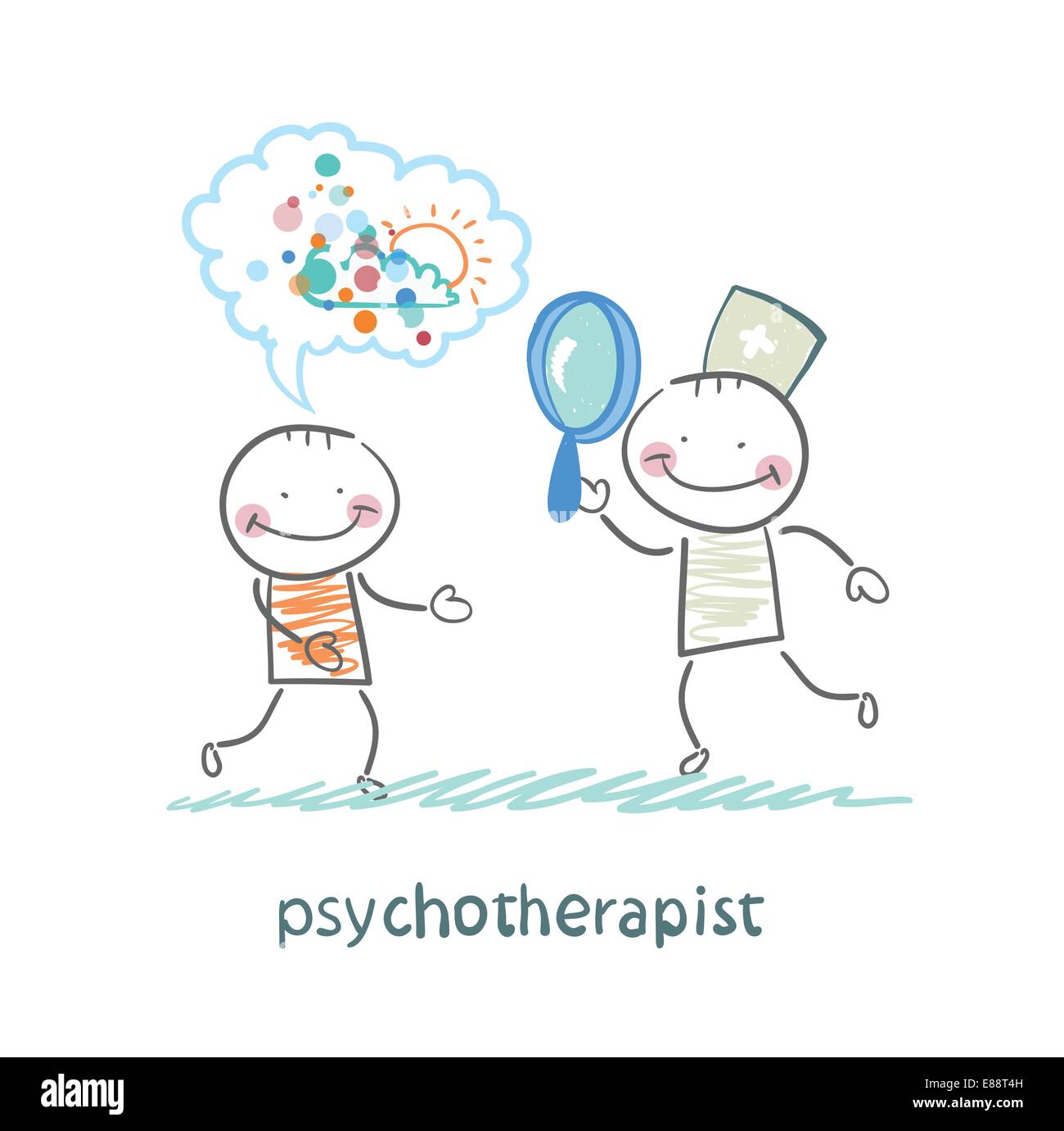 Psycho doctor Stock Vector Images - Alamy