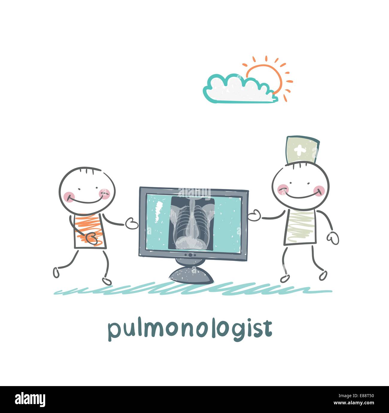 Pulmonologist examining chest ray hi-res stock photography and images ...