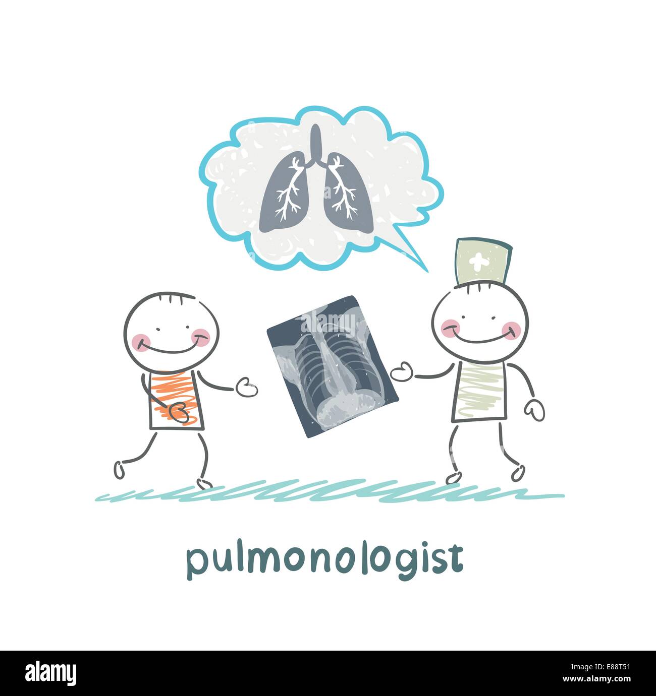 Pulmonologist examining chest ray hi-res stock photography and images ...