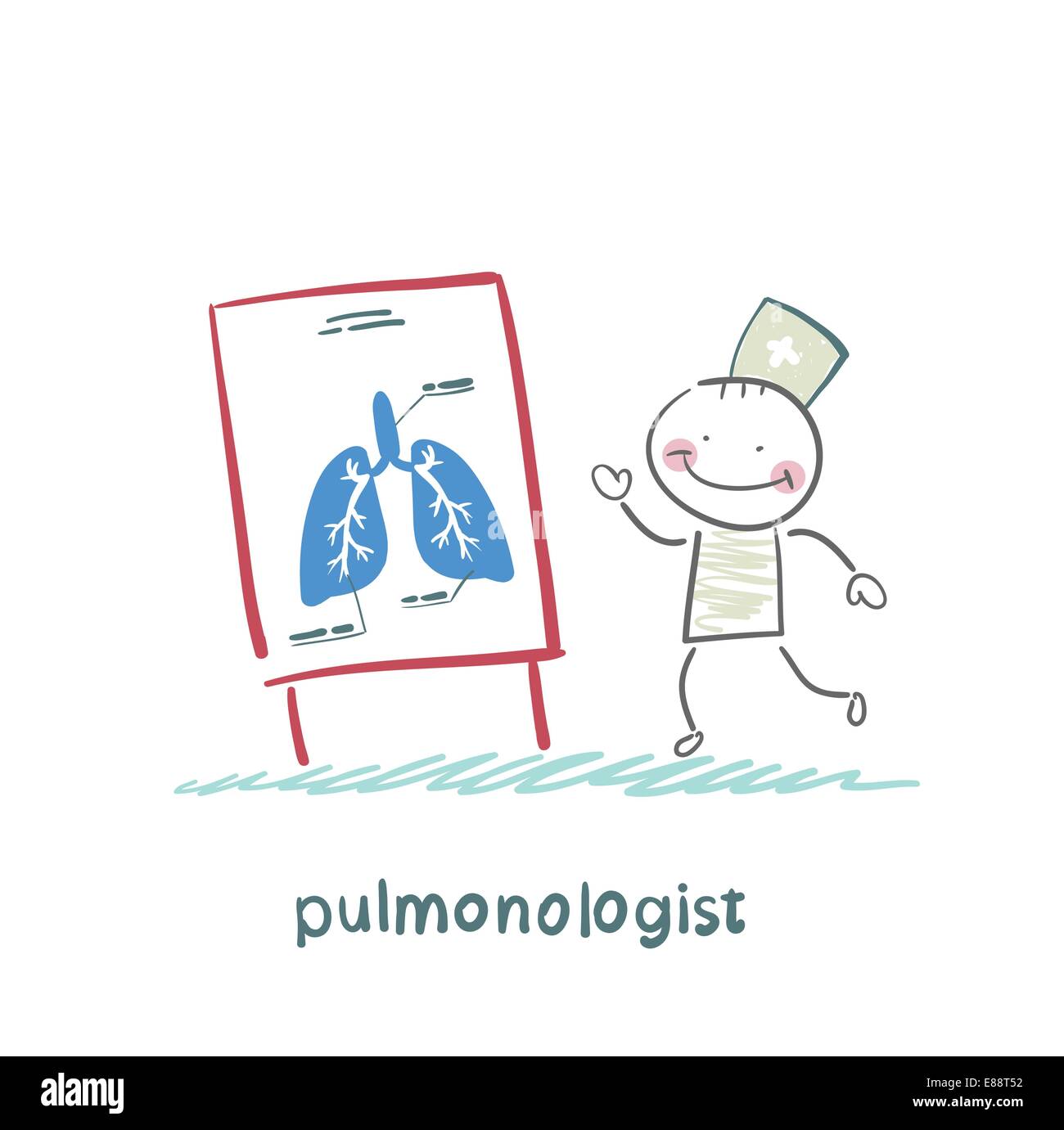 pulmonologist says lung Stock Vector Image & Art - Alamy
