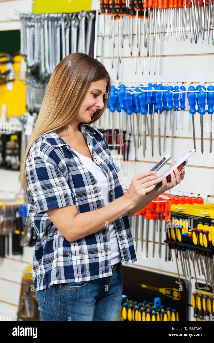 Customer Scanning Product's Barcode Through Mobilephone Stock Photo - Alamy