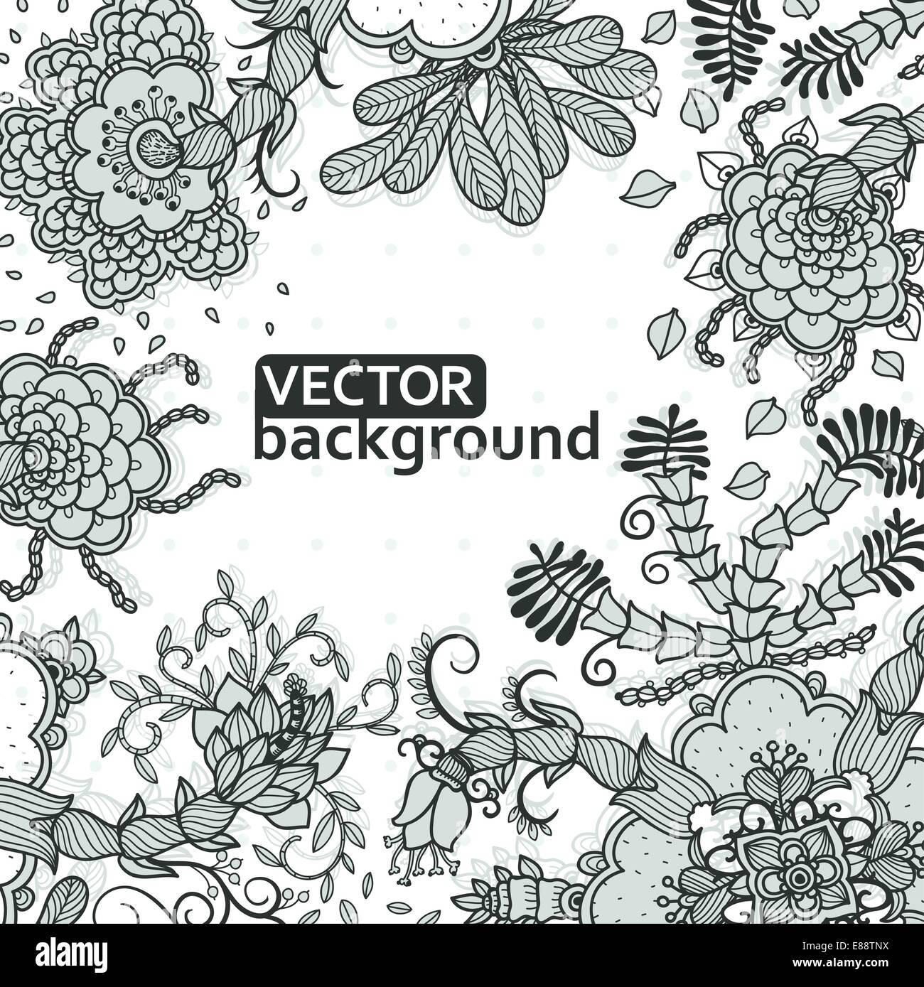 vector floral background Stock Vector Image & Art - Alamy