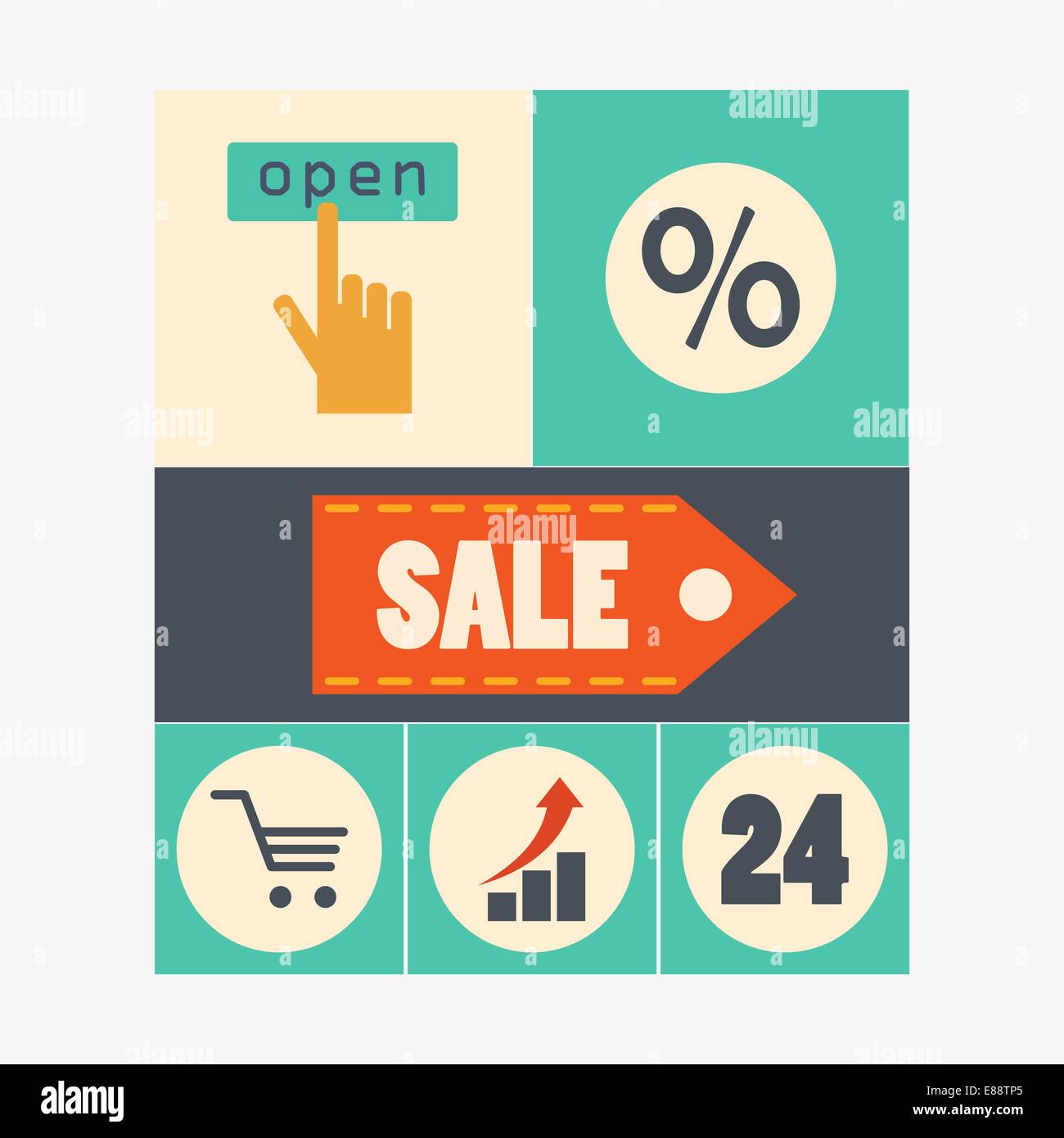 Set of icons sale Stock Vector Image & Art - Alamy