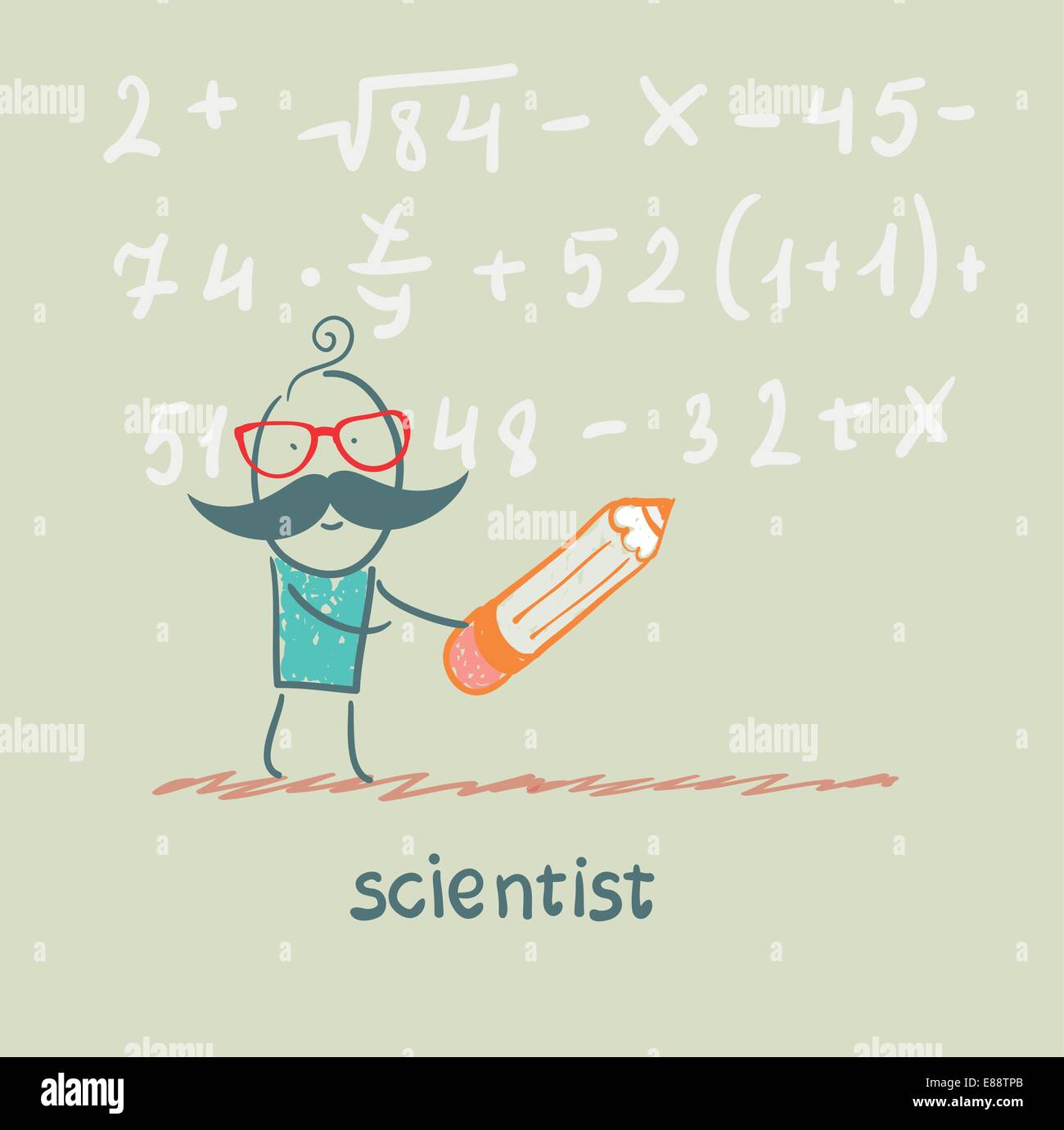 Lecturer university equation hi-res stock photography and images - Alamy