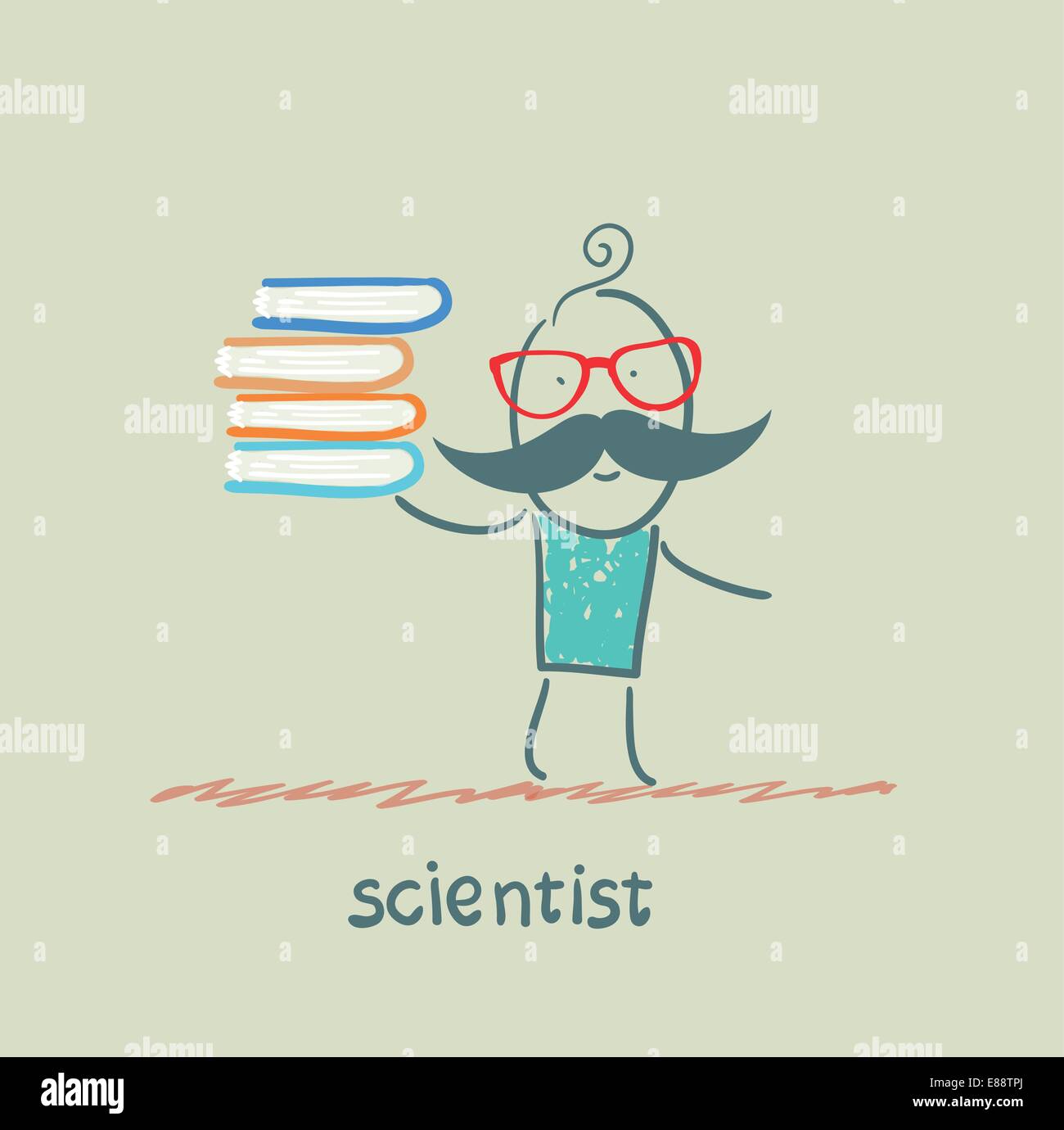 University research scientist Stock Vector Images - Alamy