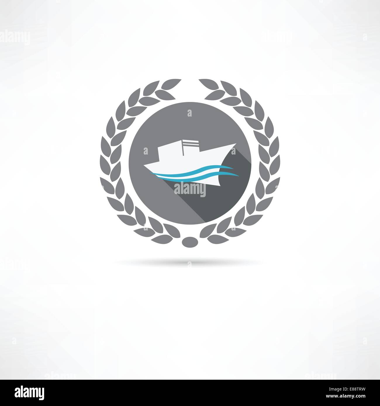 Digital world boat Stock Vector Images - Alamy