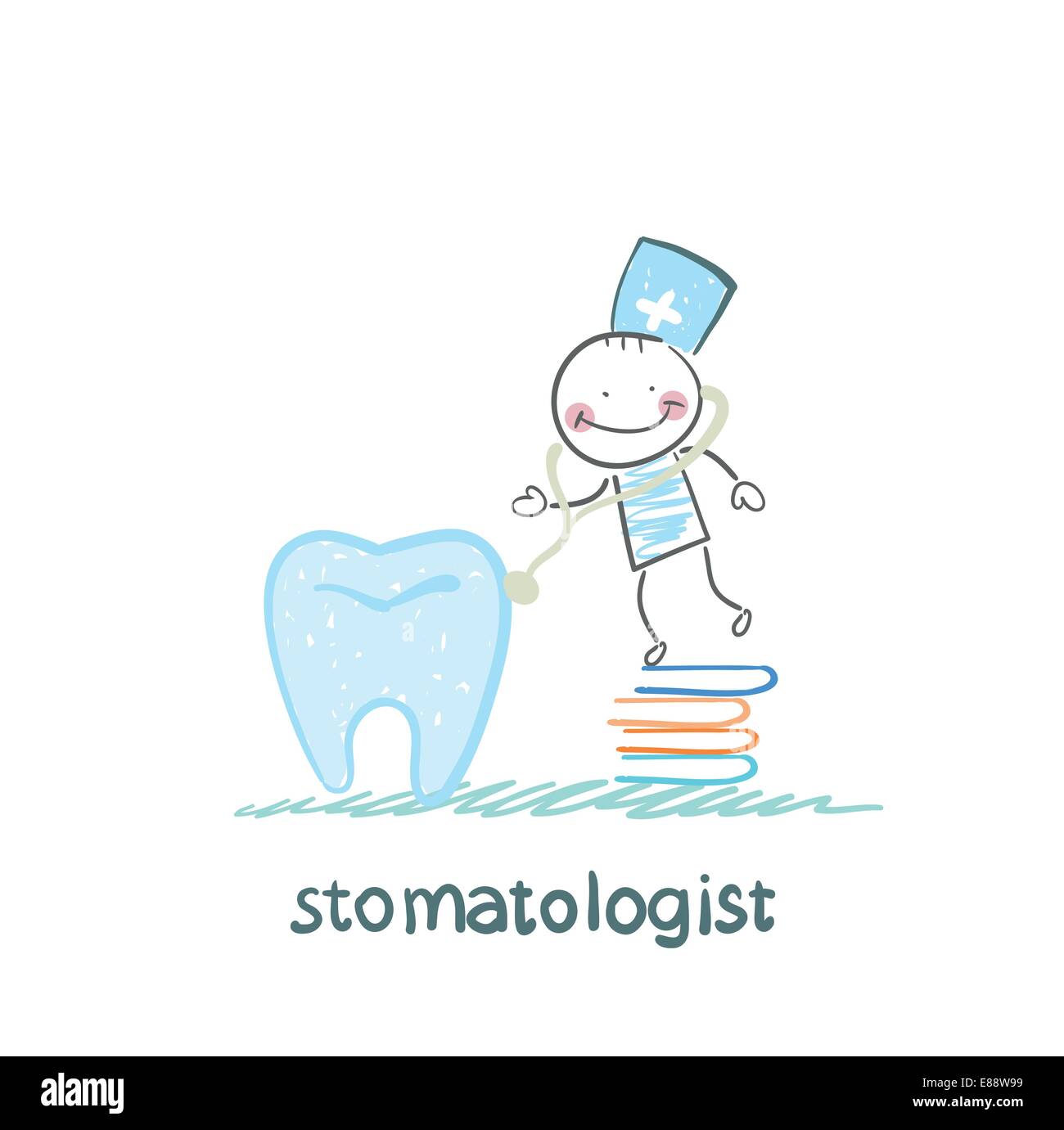 Human teeth pile Cut Out Stock Images & Pictures - Alamy