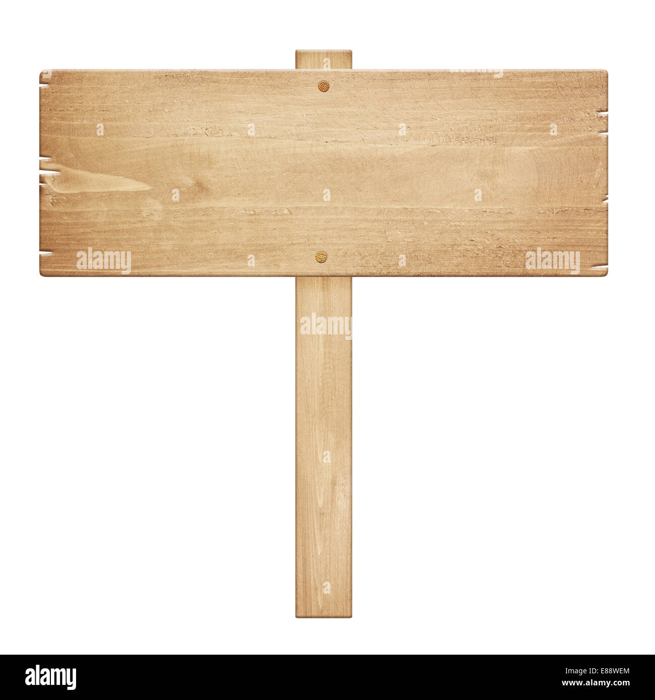 Old weathered wooden roud sign Stock Photo - Alamy