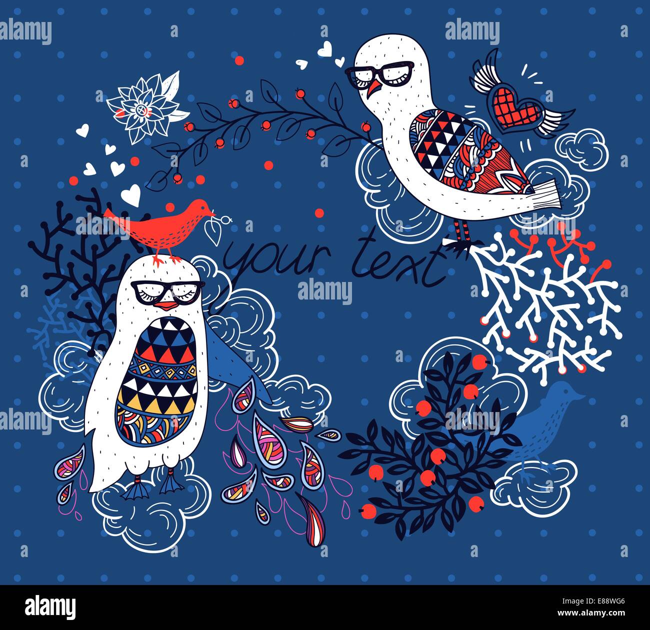 Sea animals plants blue Stock Vector Images - Alamy