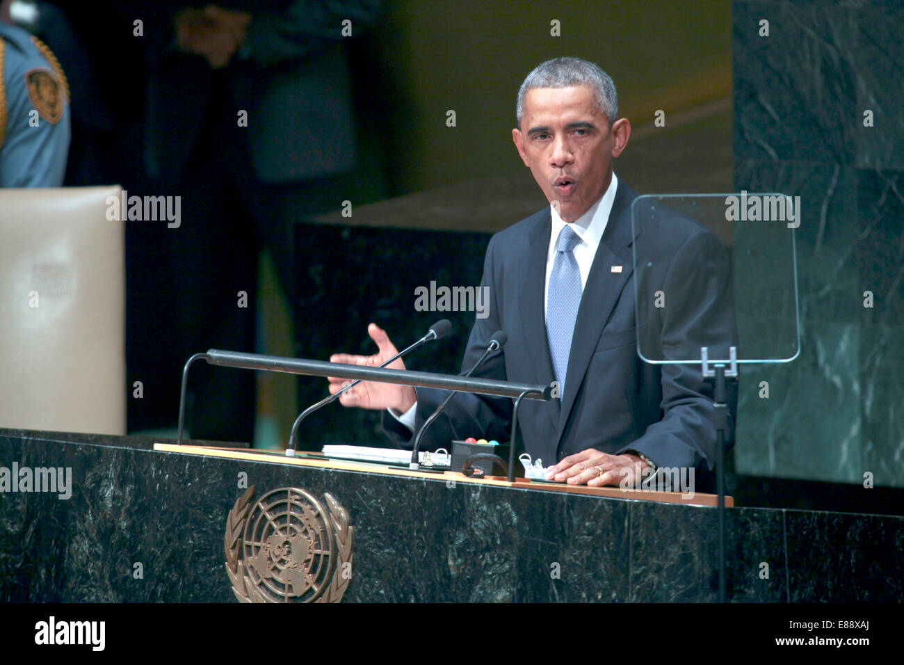 United States President Barack Obama addresses the United Nations 69th ...