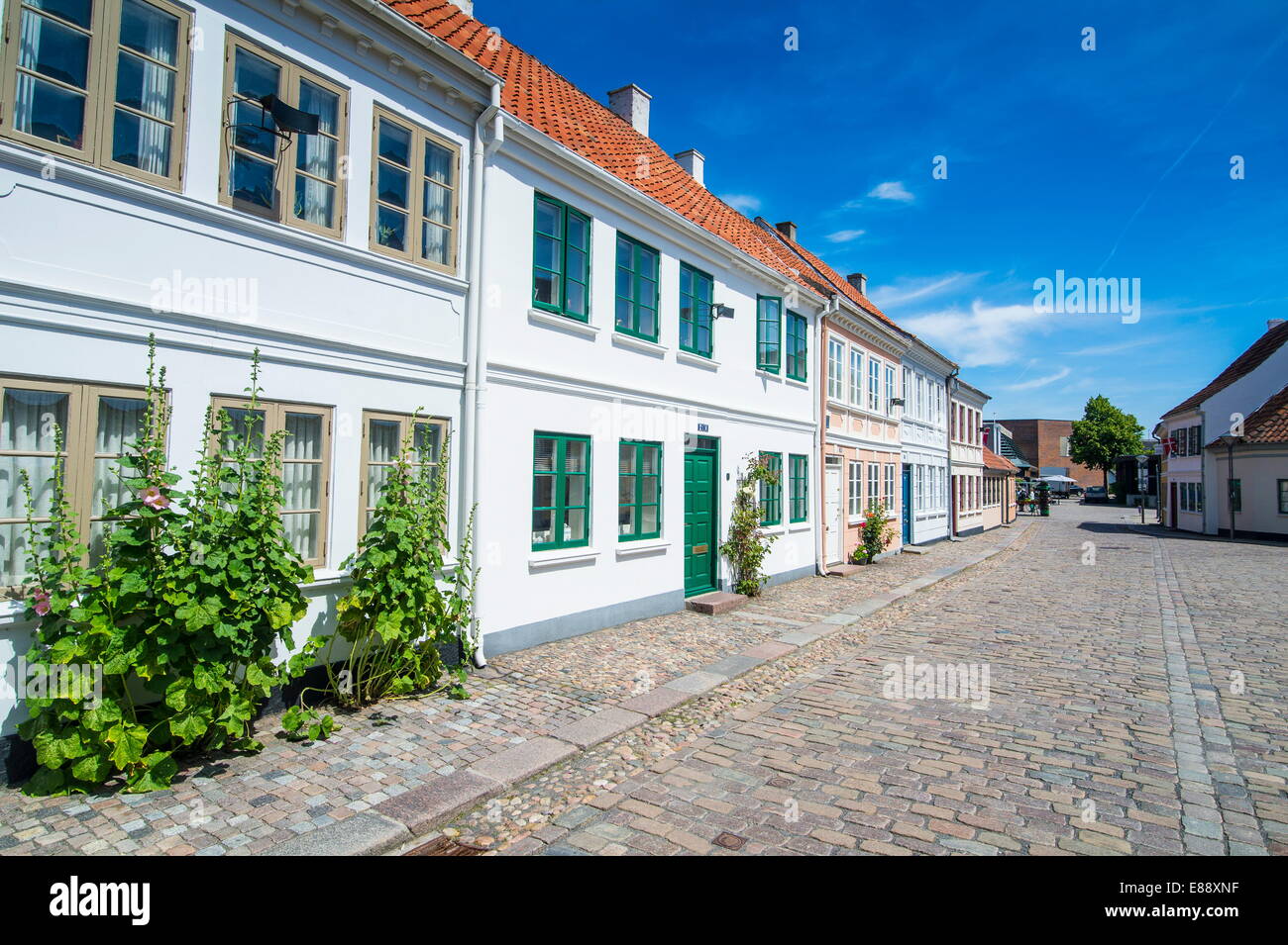 Old precinct of Odense, Funen, Denmark, Scandinavia, Europe Stock Photo ...