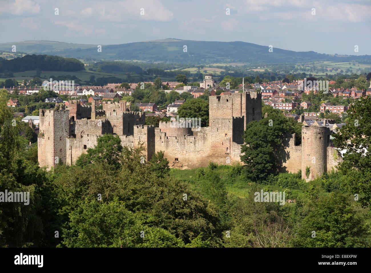 Ludlow Castle, Ludlow, Shropshire, England, United Kingdom, Europe ...