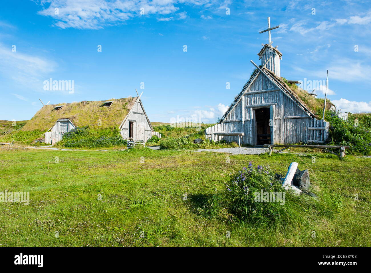 Viking village hi-res stock photography and images - Alamy