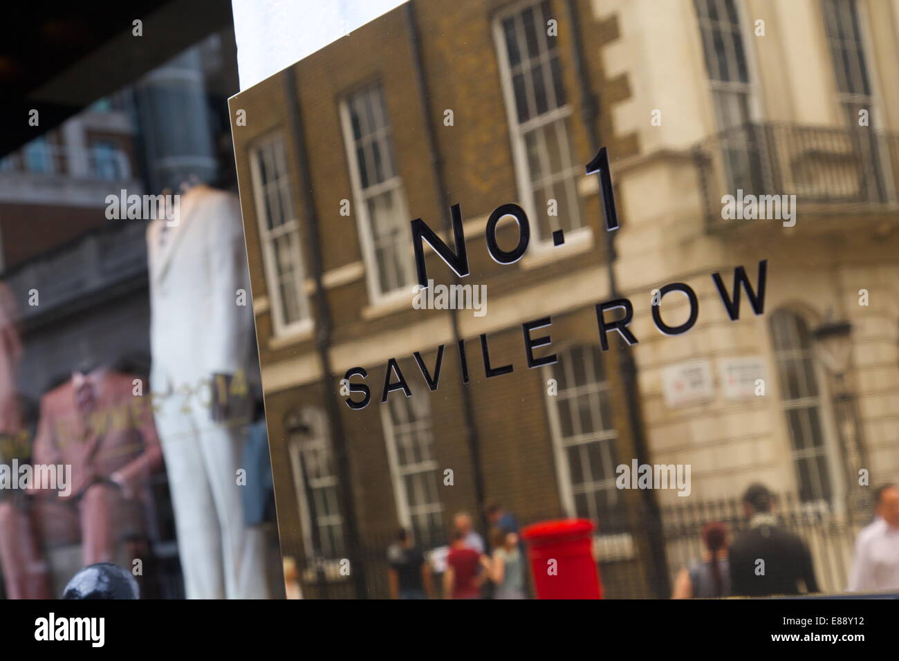 Savile row sign london hi-res stock photography and images - Alamy
