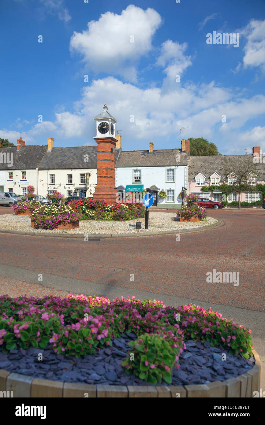 Clock Tower Twyn Square Usk High Resolution Stock Photography and ...