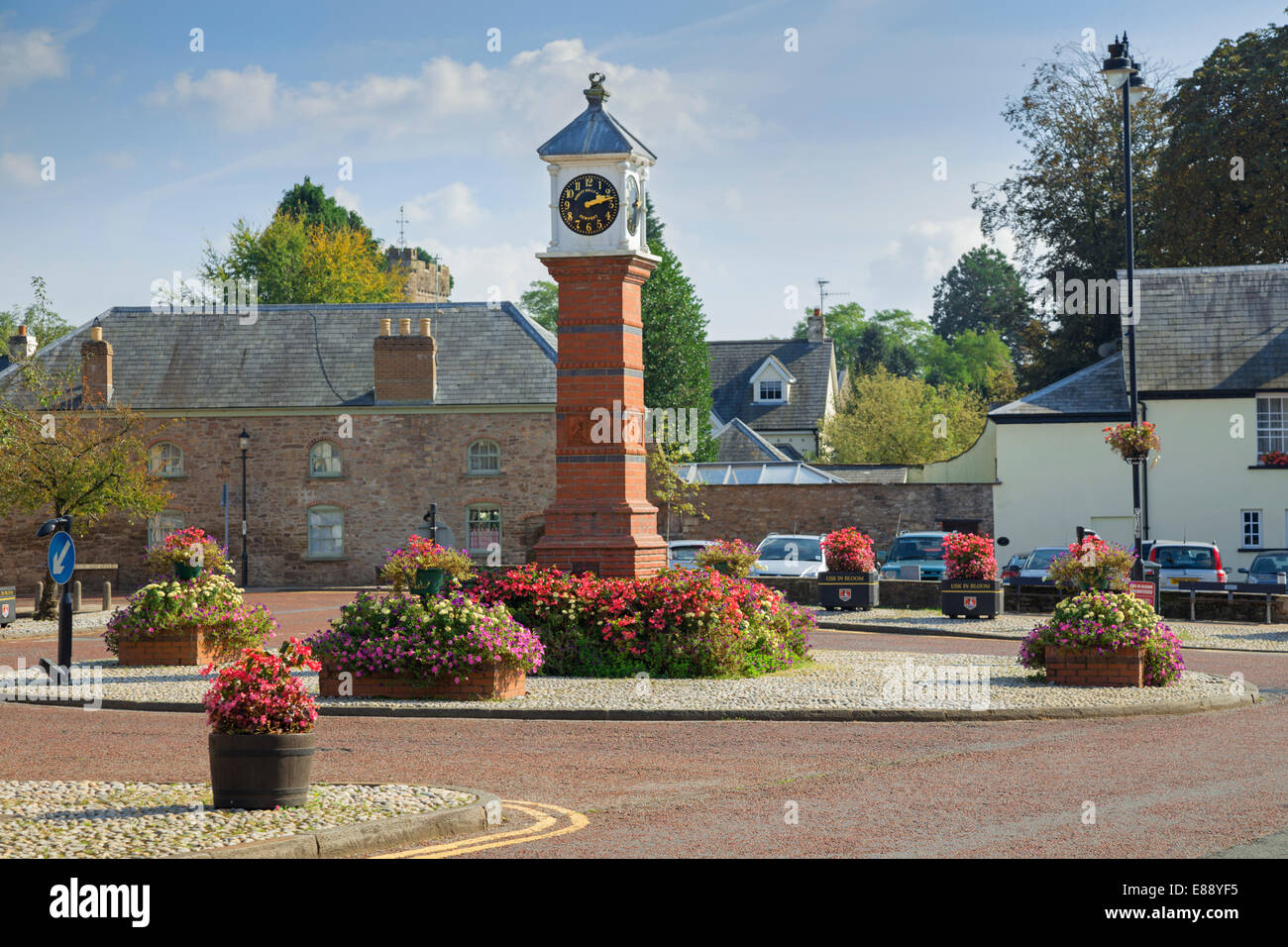 Usk town centre hi-res stock photography and images - Alamy