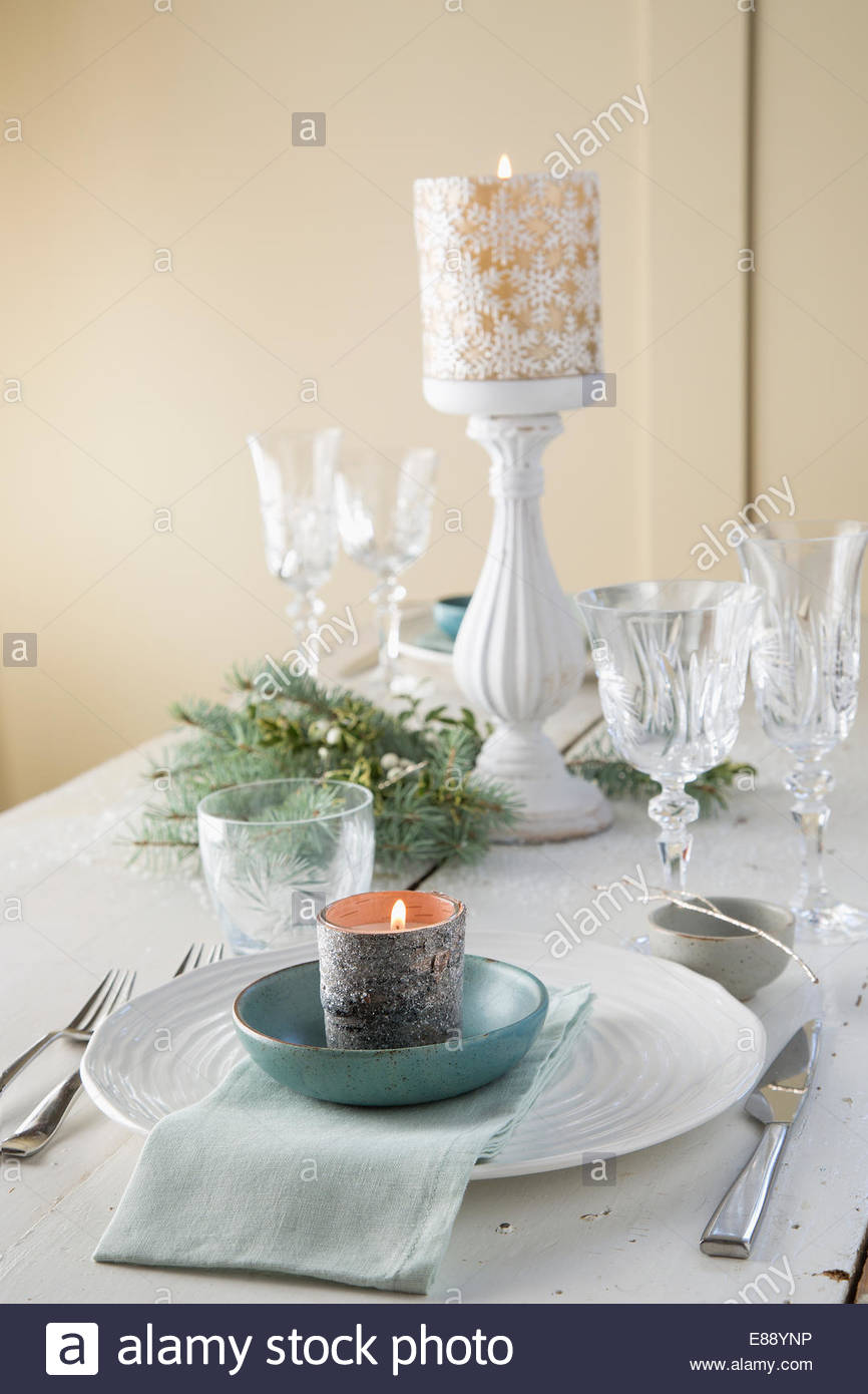 Table candle still life hi-res stock photography and images - Alamy