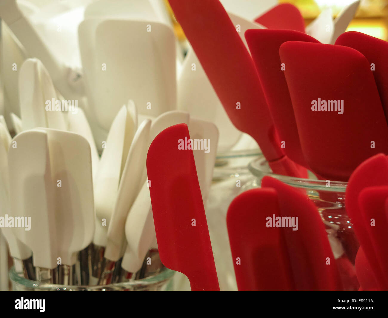 Kitchen Spatula Display Stock Photo - Alamy
