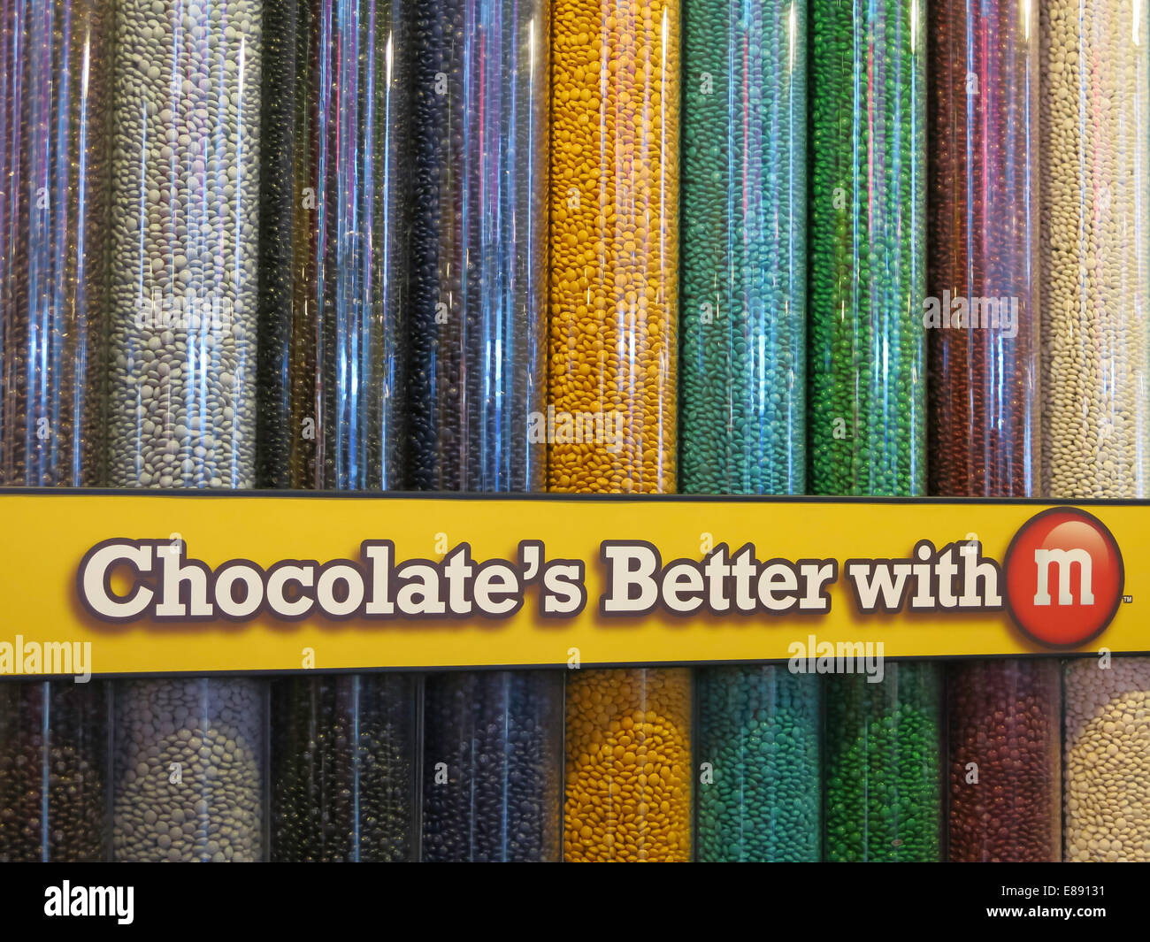 M&M's World Store, Times Square, NYC Stock Photo - Alamy