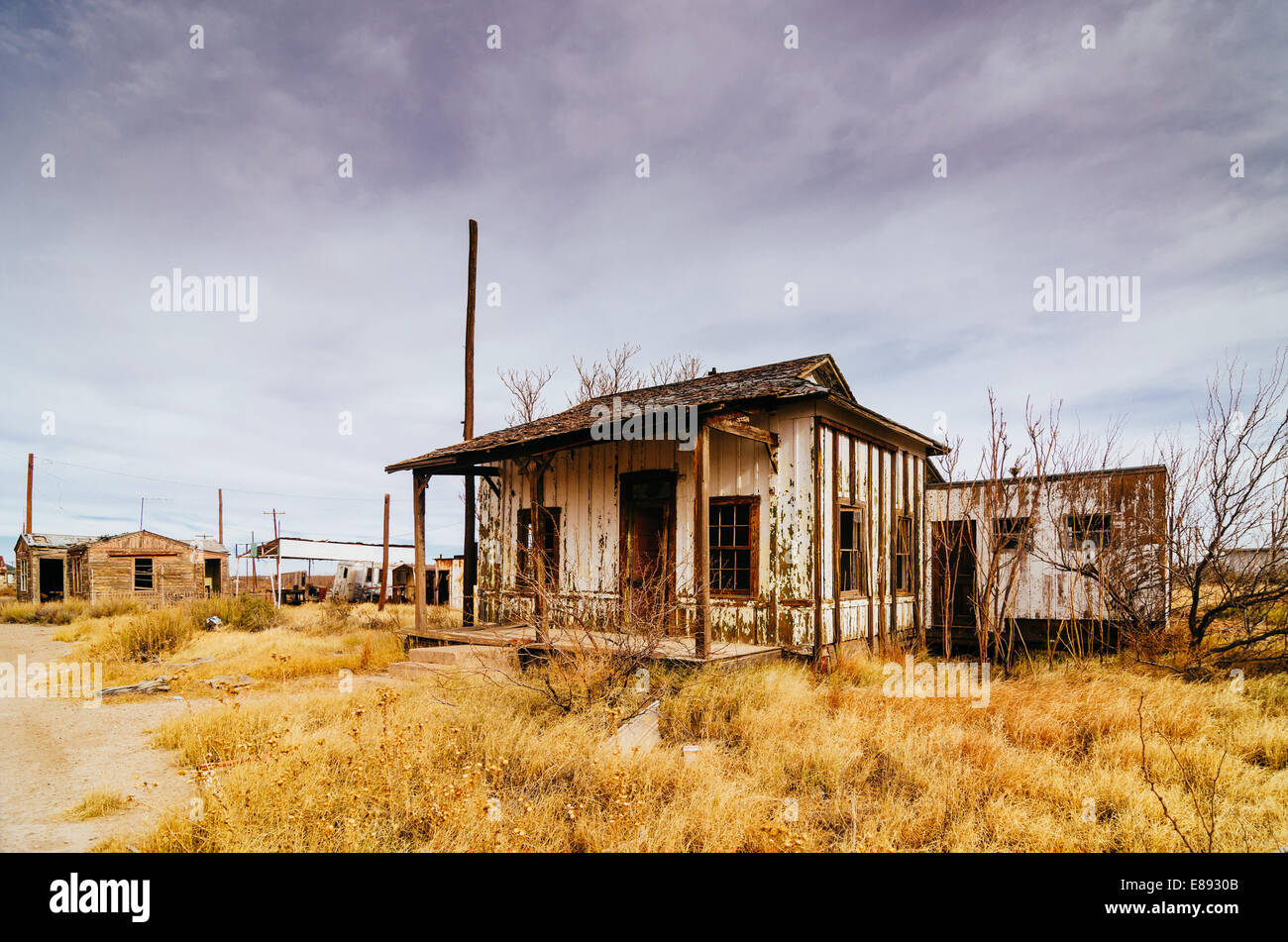 ghost town in new mexico Stock Photo - Alamy