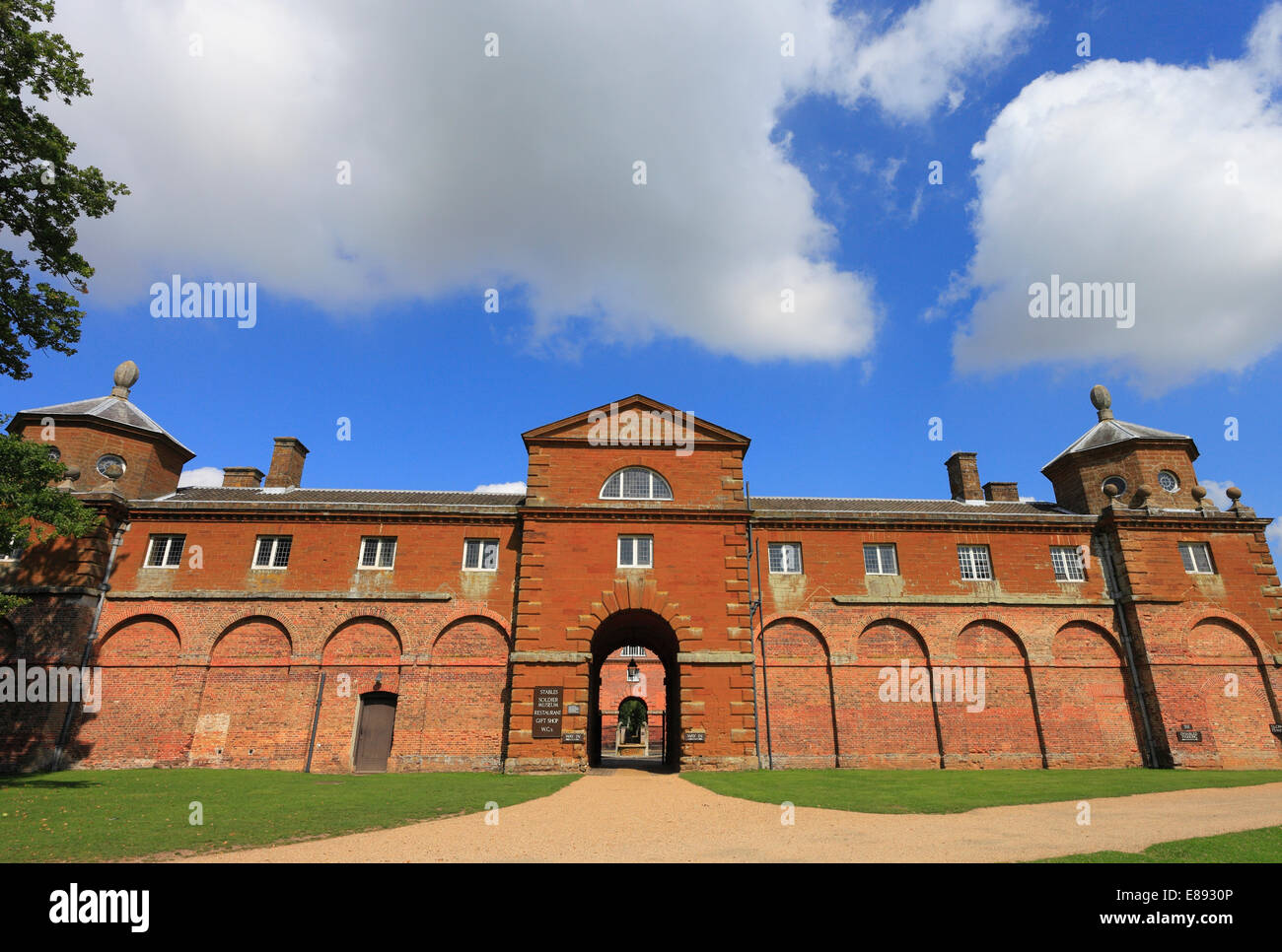 The stable block at Houghton Hall, Norfolk, England, UK Stock Photo - Alamy