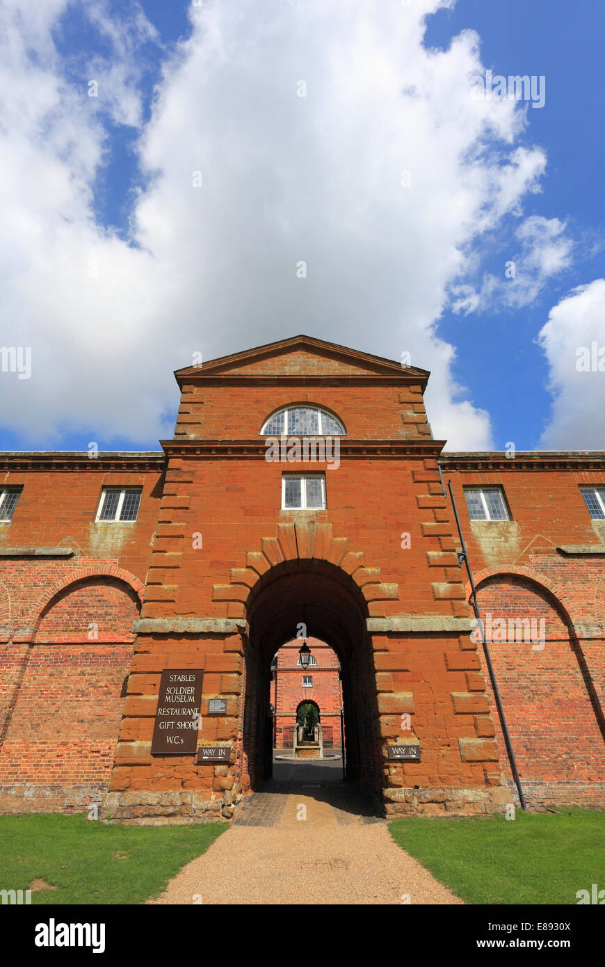 The stable block at Houghton Hall, Norfolk, England, UK Stock Photo - Alamy