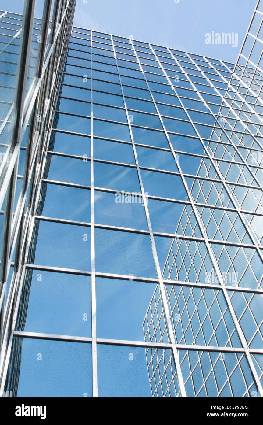 Astral Towers glass clad office building in Crawley Stock Photo - Alamy