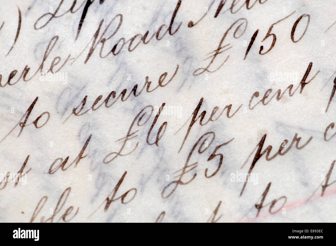 Payment document hi-res stock photography and images - Alamy