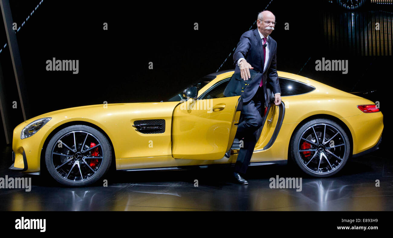 Paris, France. 2nd Oct, 2014. Dieter Zetsche, CEO of Mercedes-Benz ...
