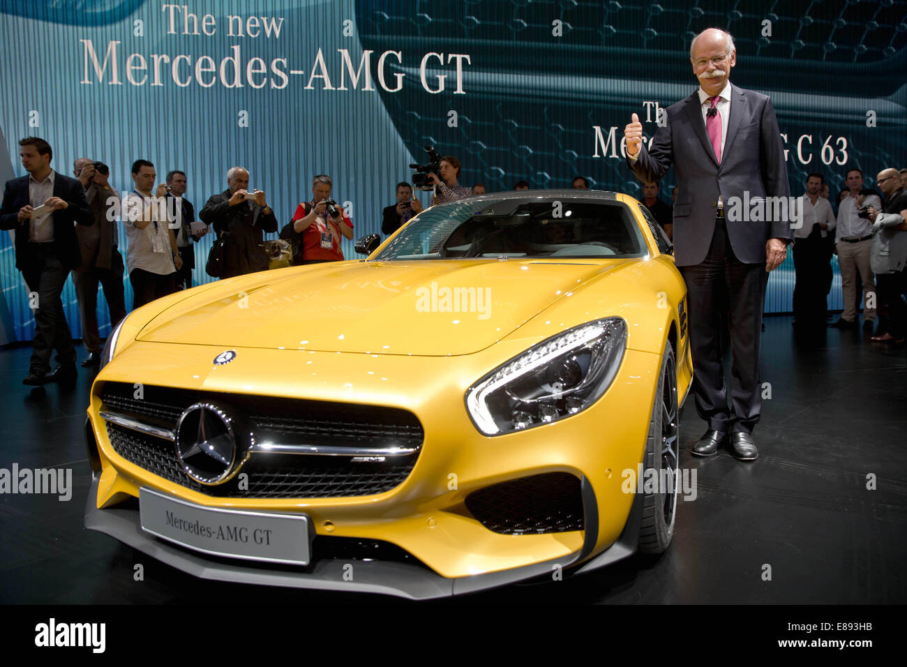 Paris, France. 2nd Oct, 2014. Dieter Zetsche, CEO of Mercedes-Benz ...