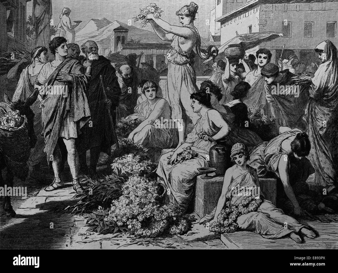 Life in ancient greece hi-res stock photography and images - Alamy