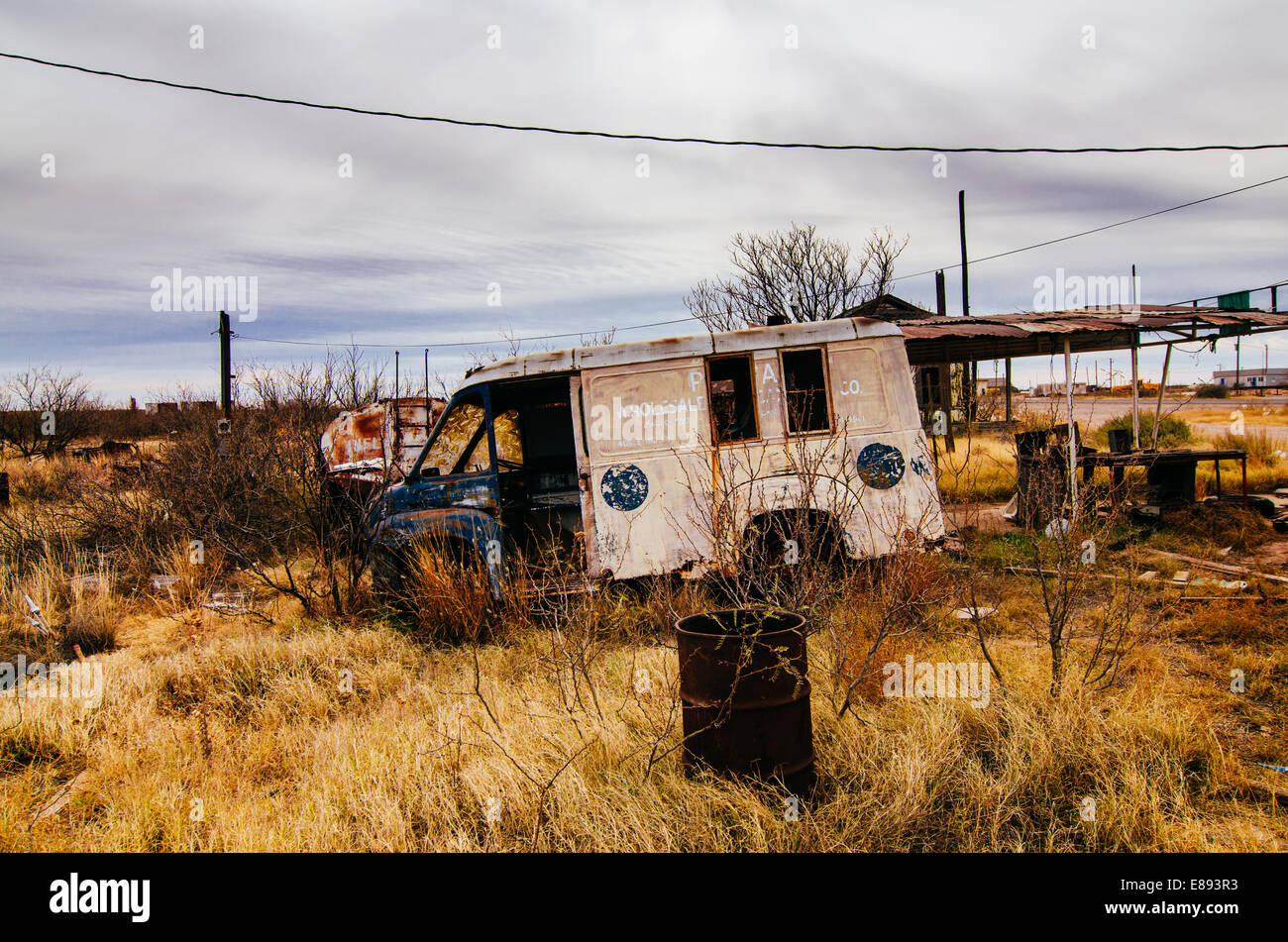 ghost town in new mexico Stock Photo - Alamy