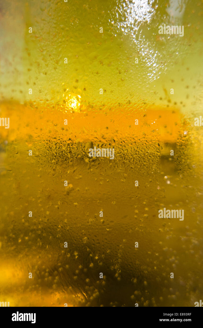 Glass of cold lager Stock Photo - Alamy