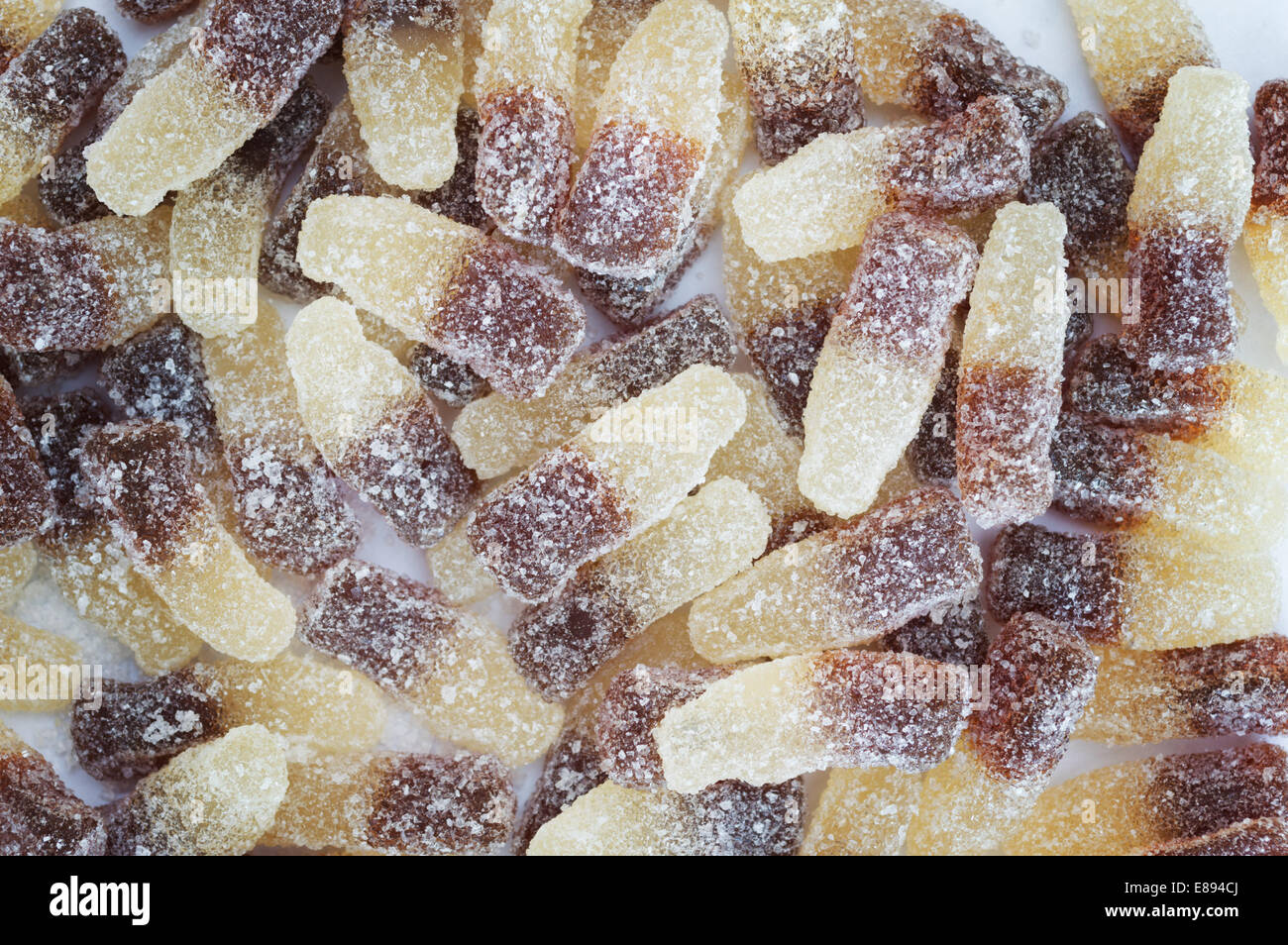 chewy sugary sweets - fizzy cola candy Stock Photo - Alamy