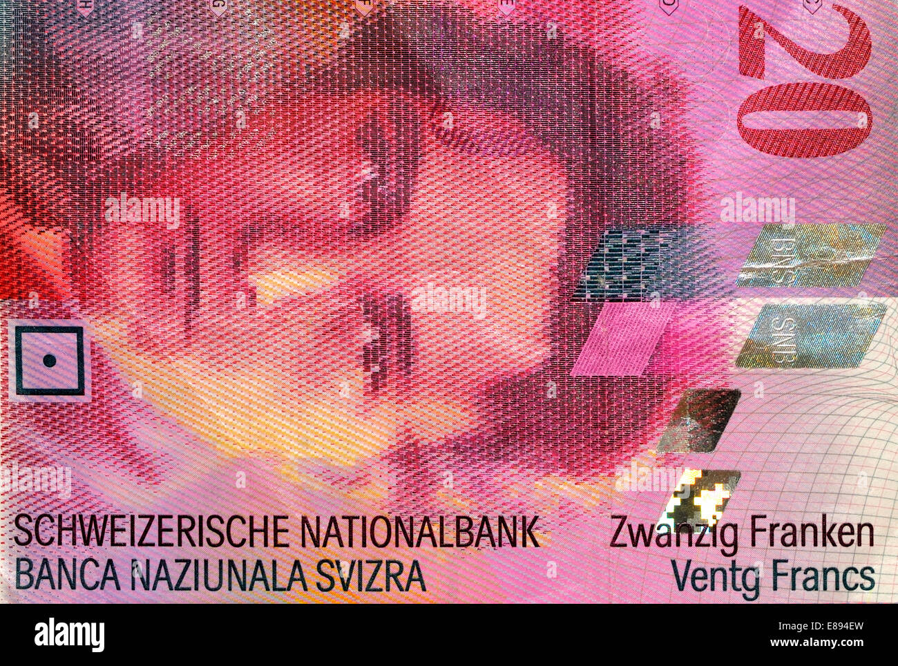 20 swiss franc hi-res stock photography and images - Alamy