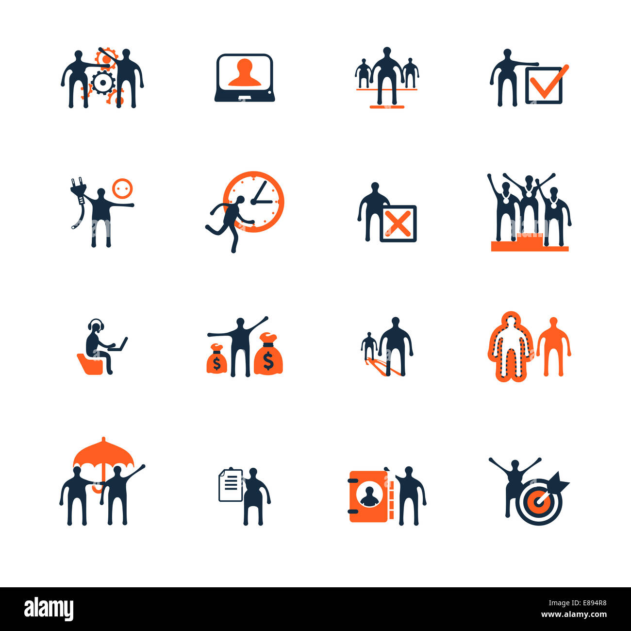 People icons vector hi-res stock photography and images - Alamy
