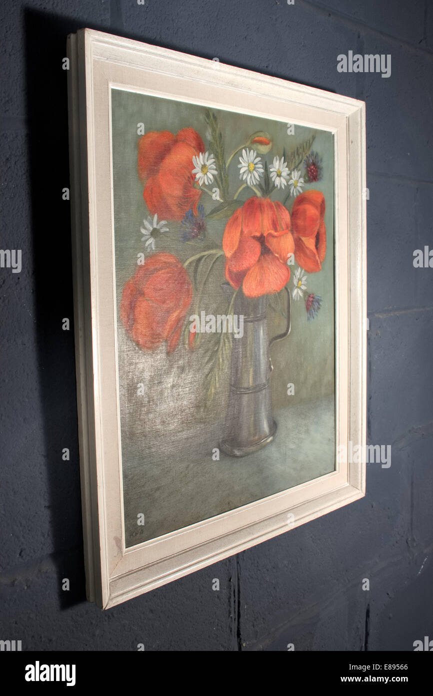 Floral painting print hi-res stock photography and images - Alamy