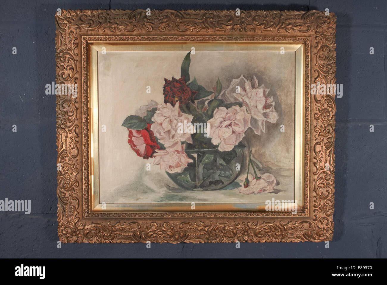 Floral painting print hi-res stock photography and images - Alamy