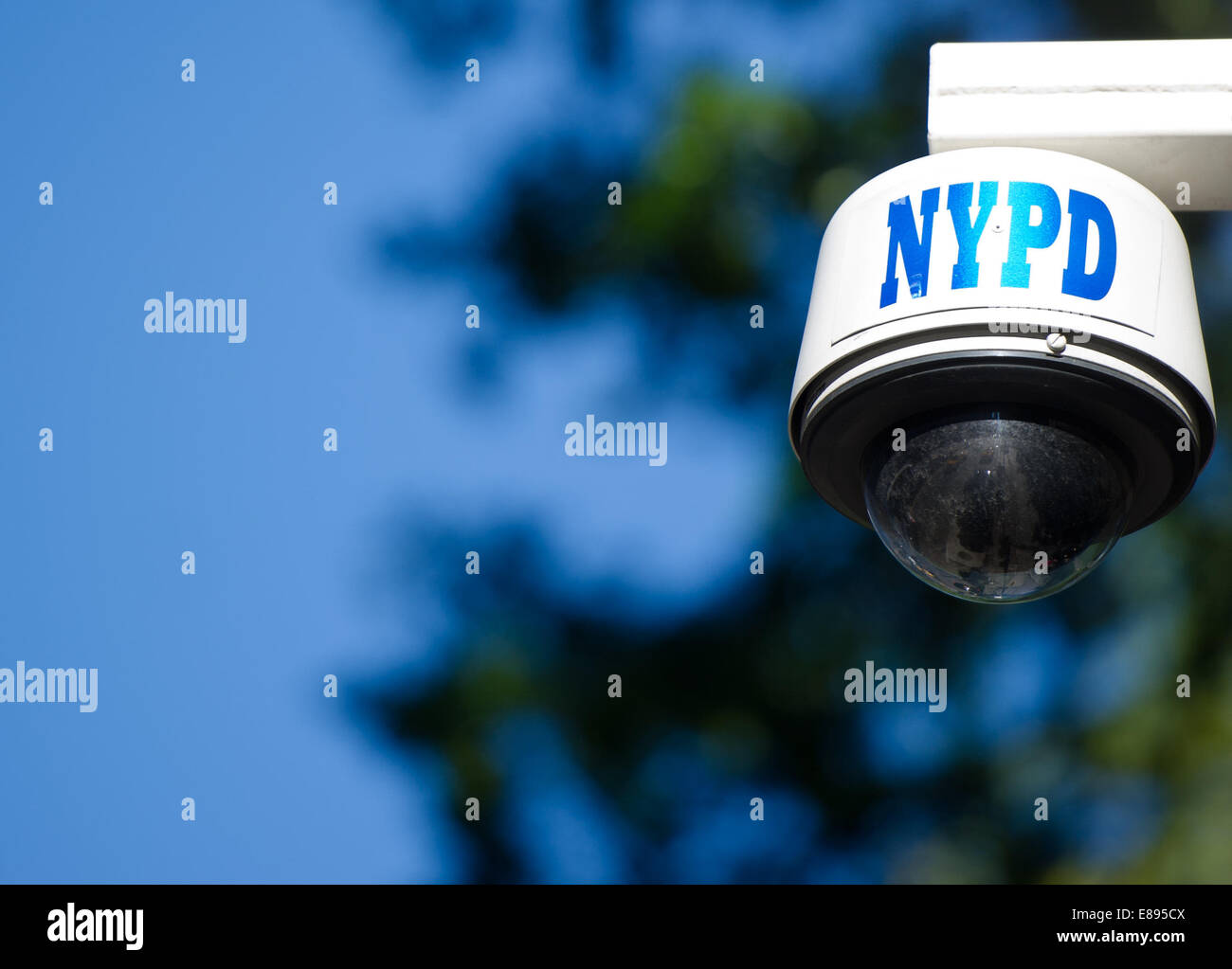 A video camera from the New York City Police Department (NYPD) in New ...