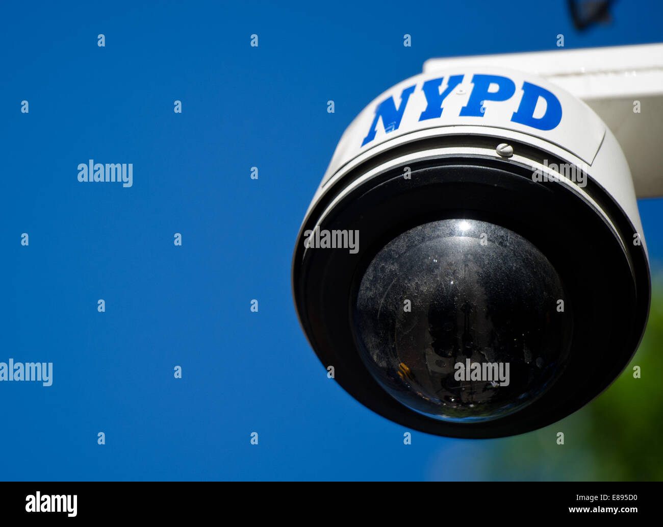 A video camera from the New York City Police Department (NYPD) in New ...