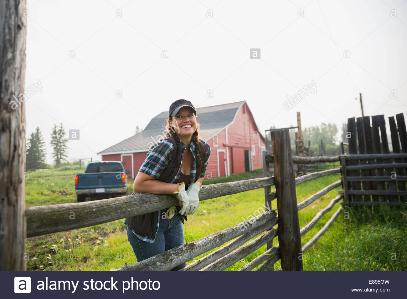Rancher smiling hi-res stock photography and images - Alamy