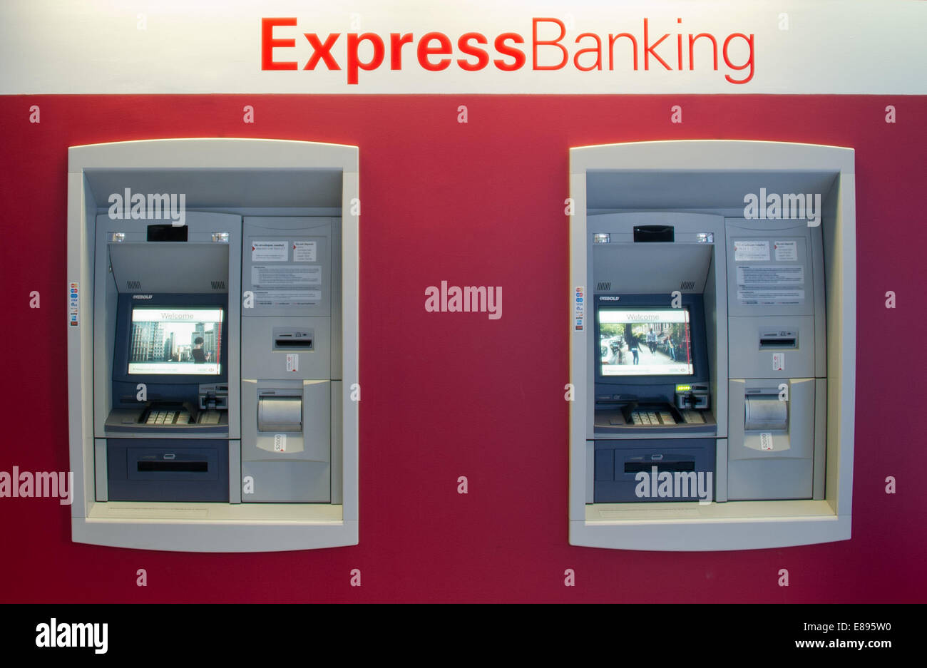 Two cash machines hi-res stock photography and images - Alamy