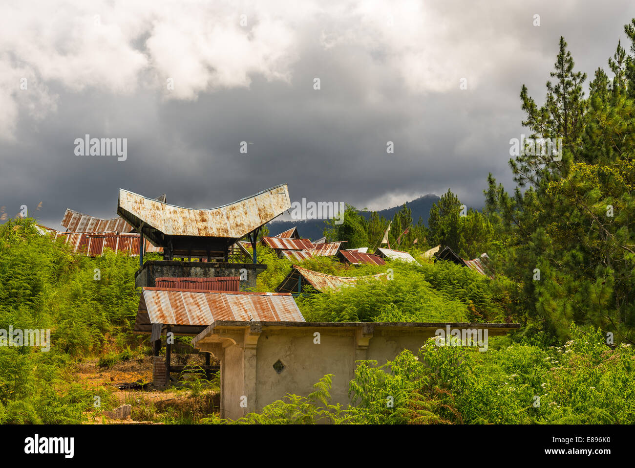Traditional architecture (tipical boat shaped roofs of traditional ...