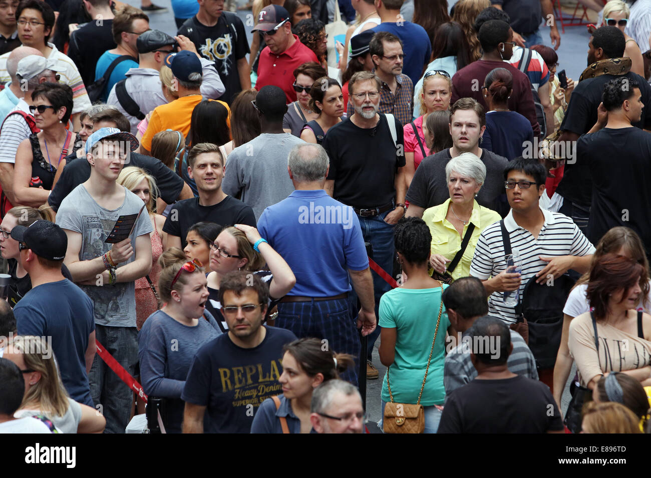 New York, USA, Crowd Stock Photo - Alamy